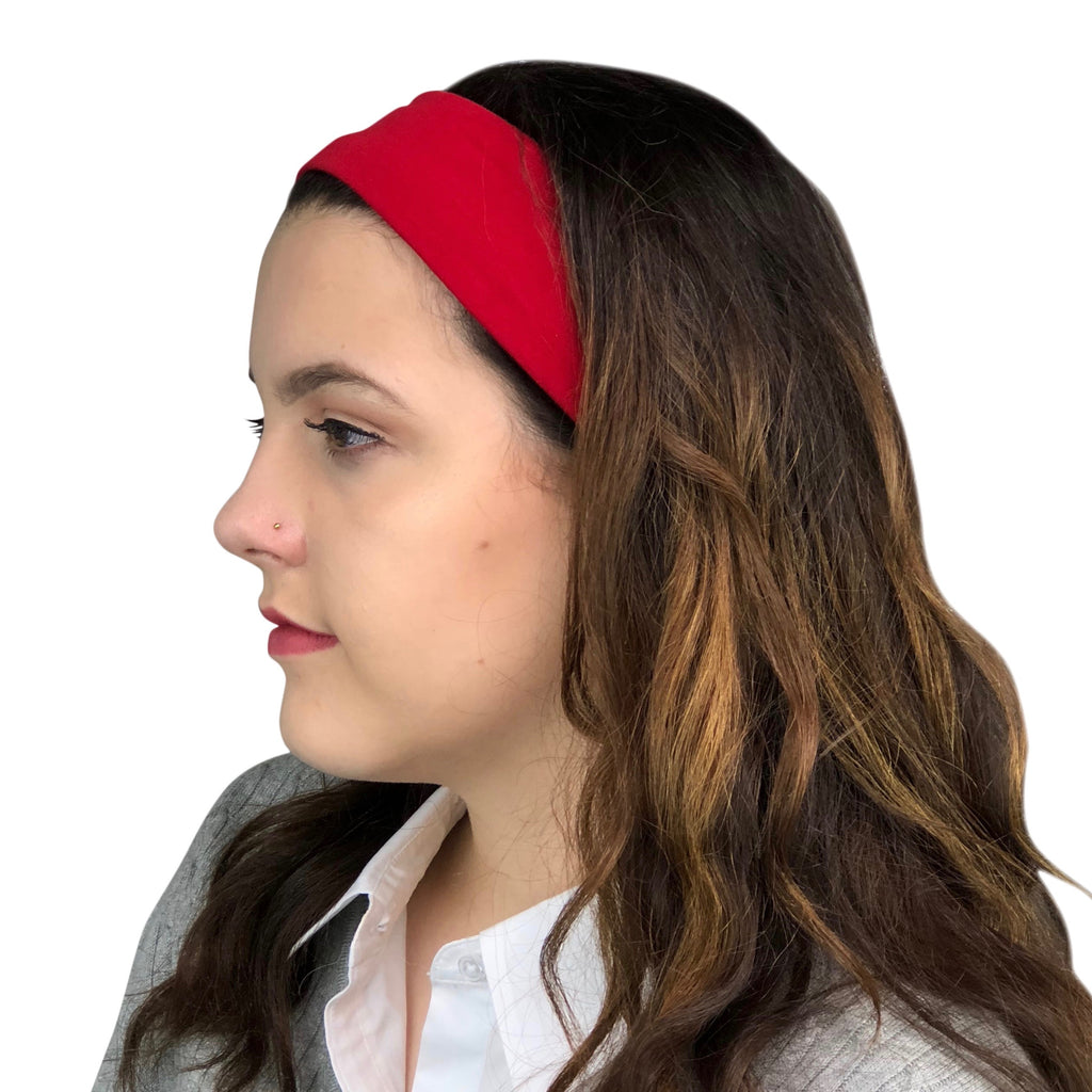 Satin Lined Headband-Red – Satin Life